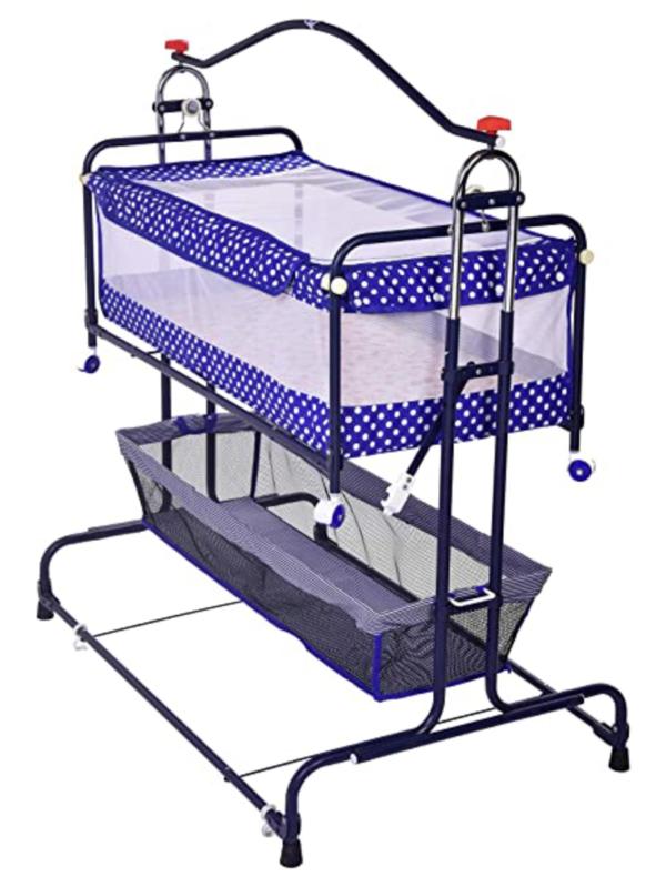 Natraj Navy Blue Fabric Compact Cradle, SDx - JioMart