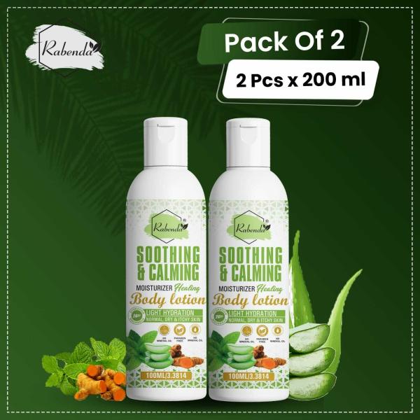 Rabenda soothing Body Lotion With Turmeric & Aloe vera Cream For Normal ...