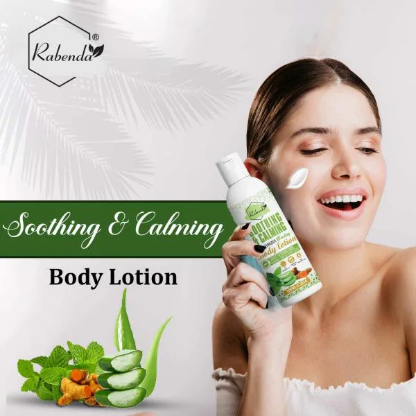 Rabenda soothing Body Lotion With Turmeric & Aloe vera Cream For Normal ...