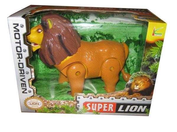 Halo Nation Multicolor Plastic Walking & Roaring Lion Toy - JioMart