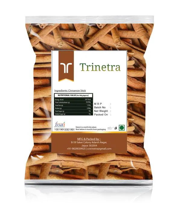 Trinetra Cinnamon sticks 50 g Dalchini whole - JioMart