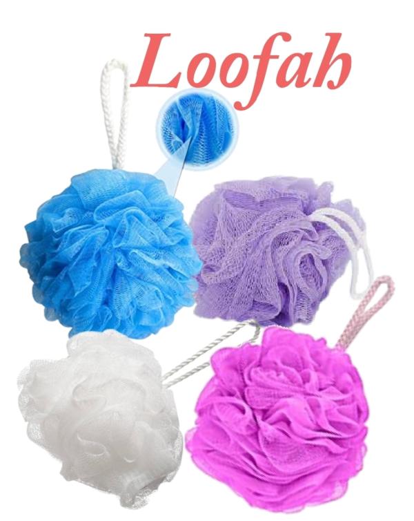 RAY7 Bath Loofah Sponge Round Loofah for Women & Men, Body Bath ...