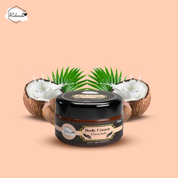 Rabenda Natural Body Extra Soft Cream For Itchy Skin & Moisturization (50gm) (PC-1) - JioMart