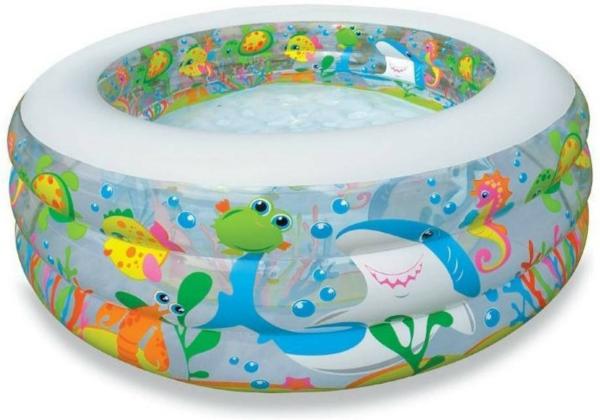 Sanjary Multicolor Plastic Aquarium Pool Inflatable Swimming Tub ...