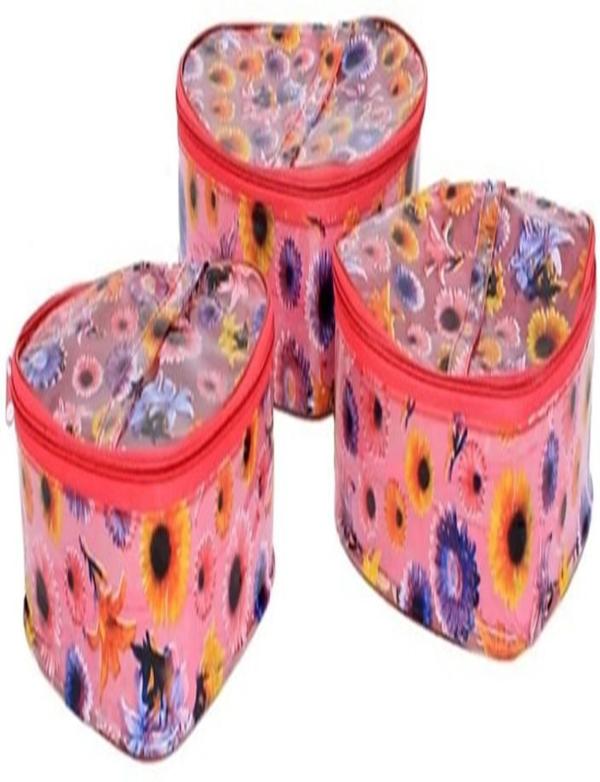 AA COLLECTION FLOWER PINK DIL 3 KIT vanity box Vanity Box (Pink) - JioMart