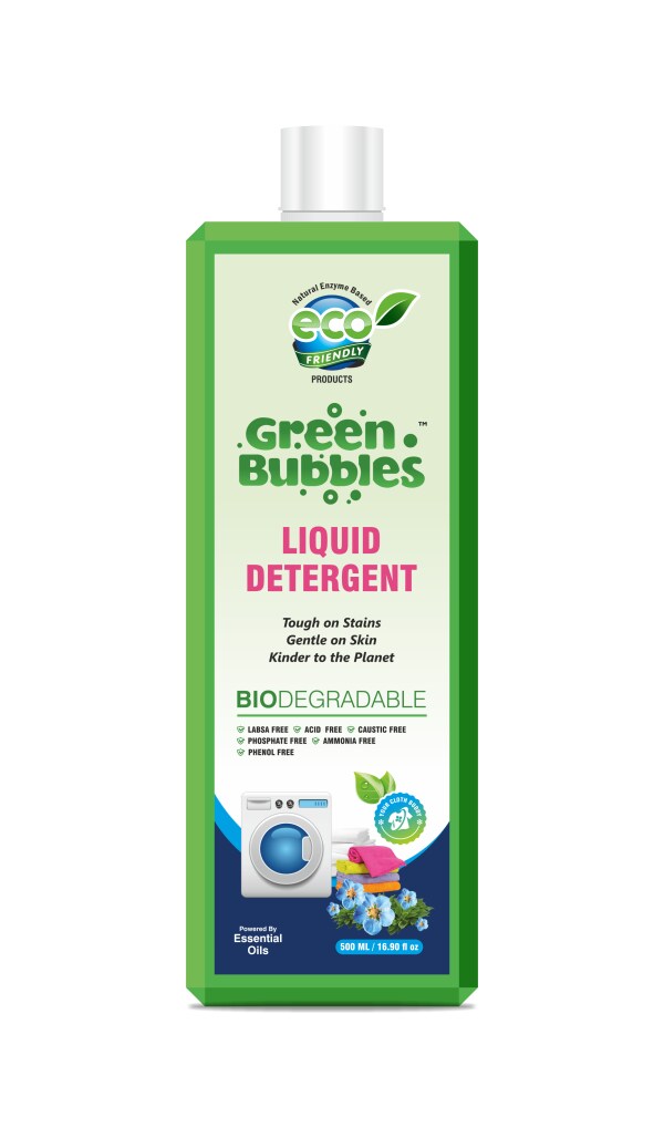 Green Bubbles Ecofriendly Liquid Detergent 500ml - JioMart