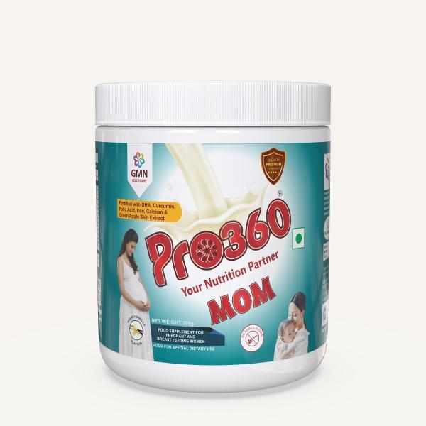 Pro360 MOM Protein Powder for Pregnant and Breastfeeding/Lactating ...