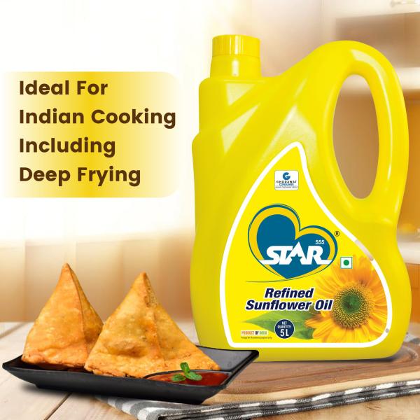 STAR 555 Sunflower Oil - 5 Ltr - JioMart