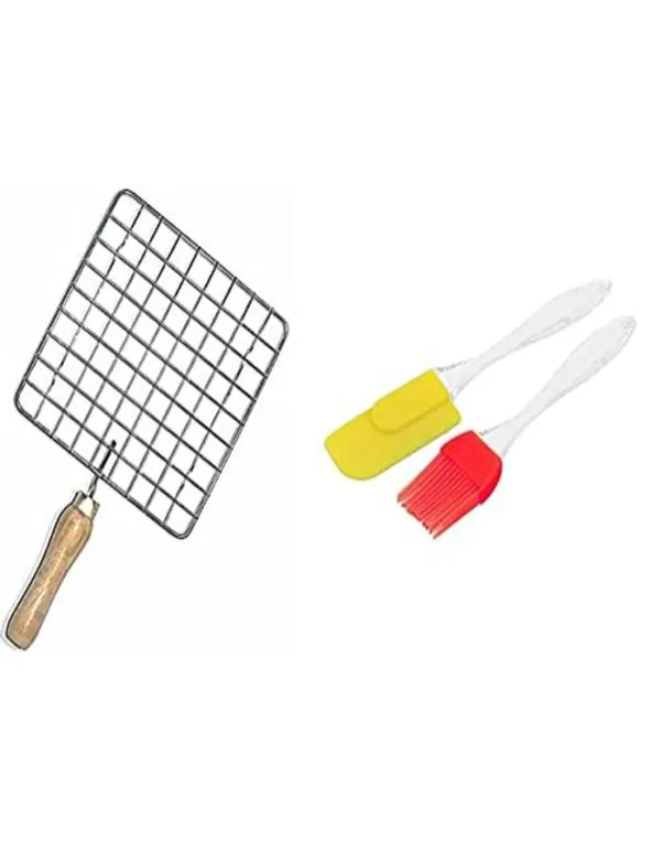 Wofier Barbeque Jali Roti Roast Grill Papad Roaster Chapati Toast Grill ...