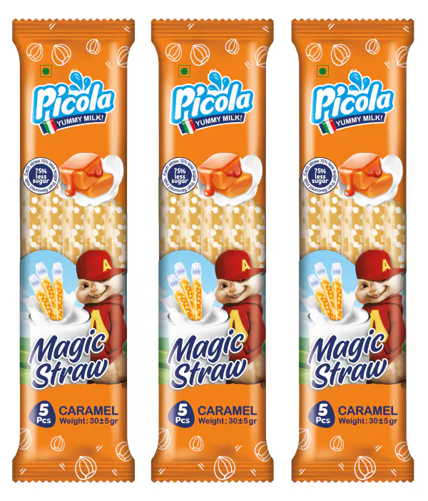 Picola Magic Straw Caramel 30g - JioMart