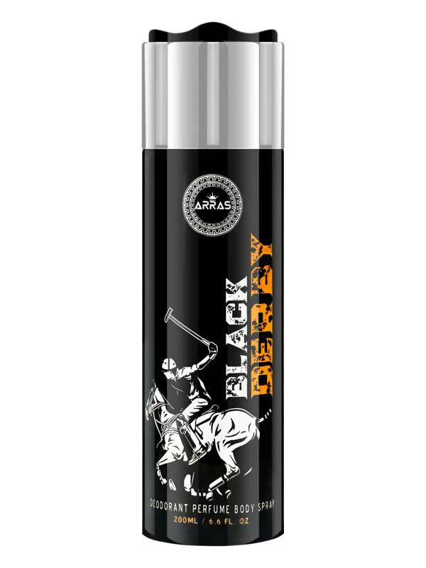Arras Black Derby Deodorant Body Spray for Men, 200ml - JioMart