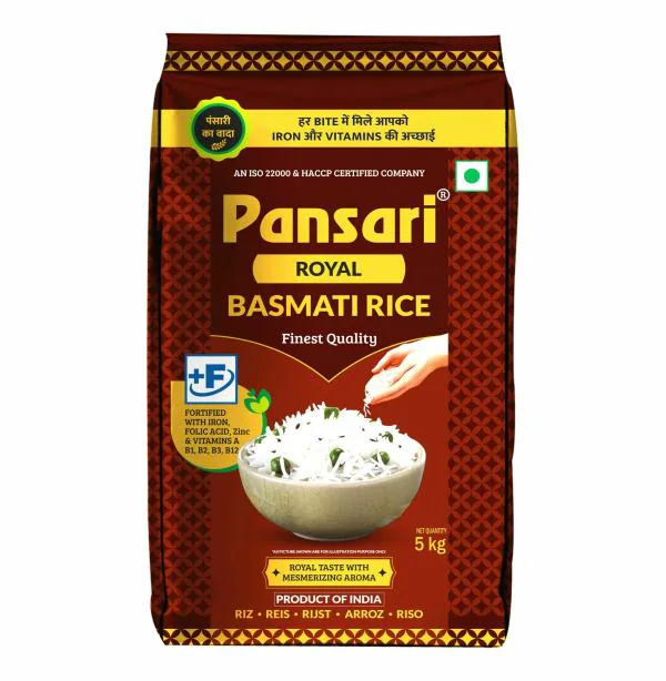 Pansari Royal Basmati rice,Pure Aroma|Long Grain, Naturally Aged( 2 ...