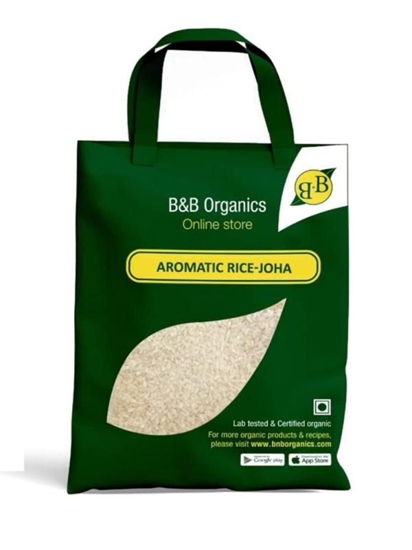 B&B Organics Aromatic Joha Rice- WestBengal Origin (Medium Grain) (28 ...