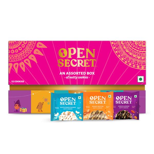 Open Secret Diwali Snacks Combo - Nuts, Chocolates and Puff Snacks ...
