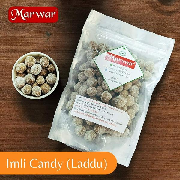 Marwar Imli Toffee (Imli Ladoo) Natural Tamarind Candy Balls (Soft and ...
