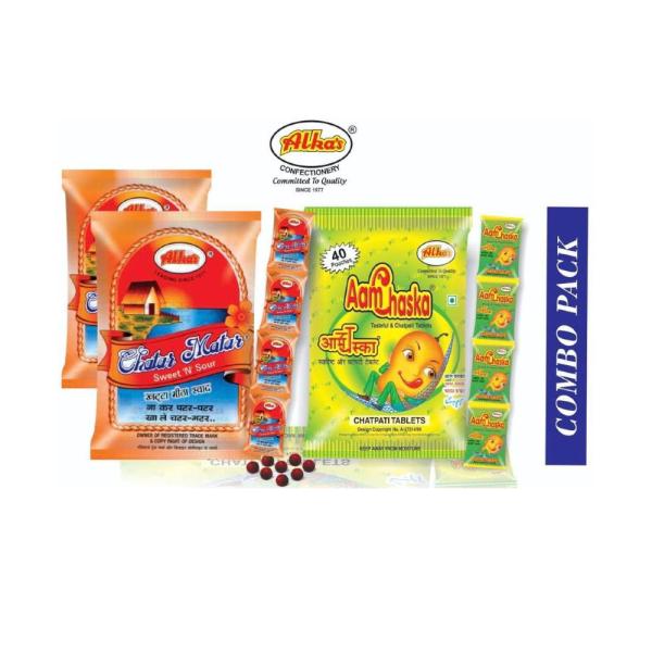 CHASKA BITE ALKA FOODS CHATAR MATAR AAM CHASKA BEST VALUE PACK SWEET ...