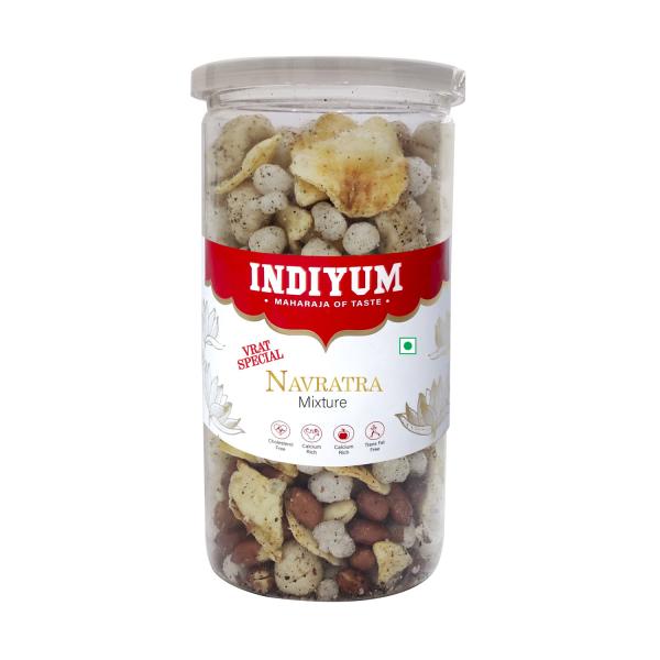 Indiyum Navratri Vrat Namkeen Upwas Snacks Special Navrata Mixture 200g ...