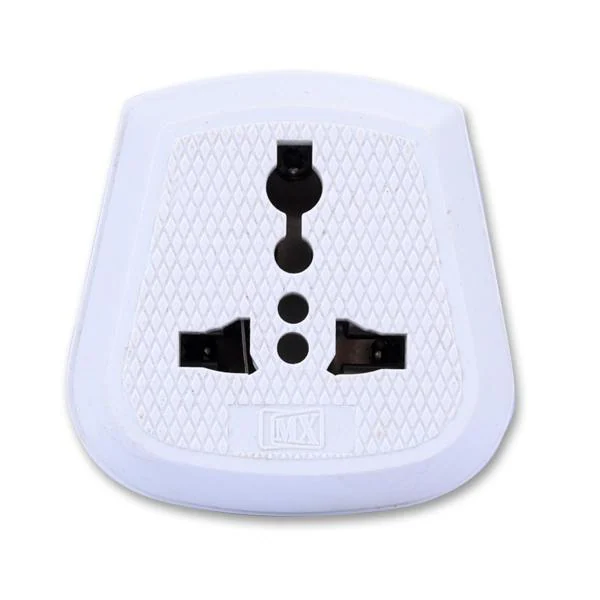 MX 3 PIN (Type-D) Universal Socket Plug,Worldwide Travel Adaptor, Multi ...