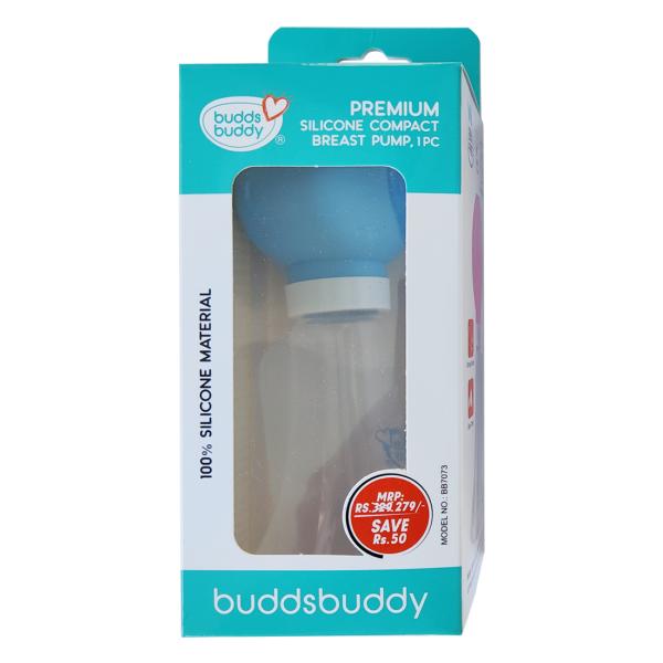Buddsbuddy Silicone Compact Breast Pump, Blue Color - JioMart