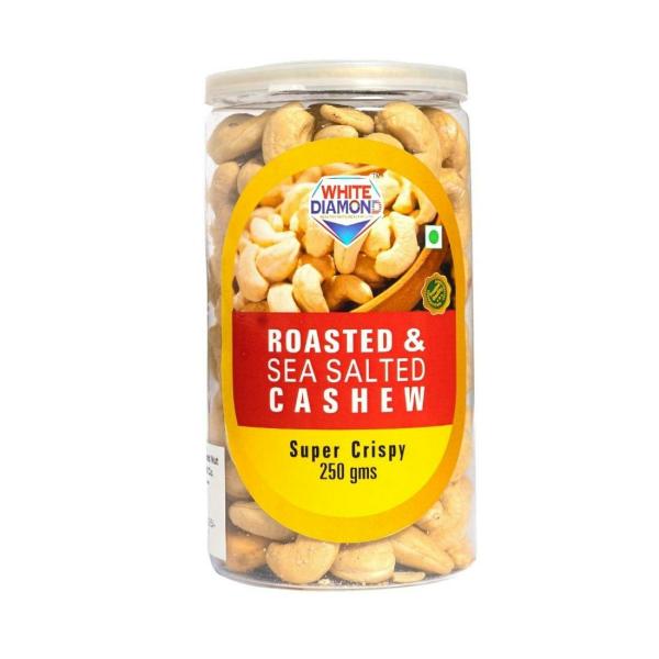 White Diamond Roasted Cashew Nut Lightly Salted 250g - JioMart