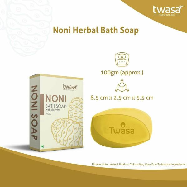 Twasa Noni With Aloevera Herbal Bath Soap for Men and Women 900 g (Pack ...