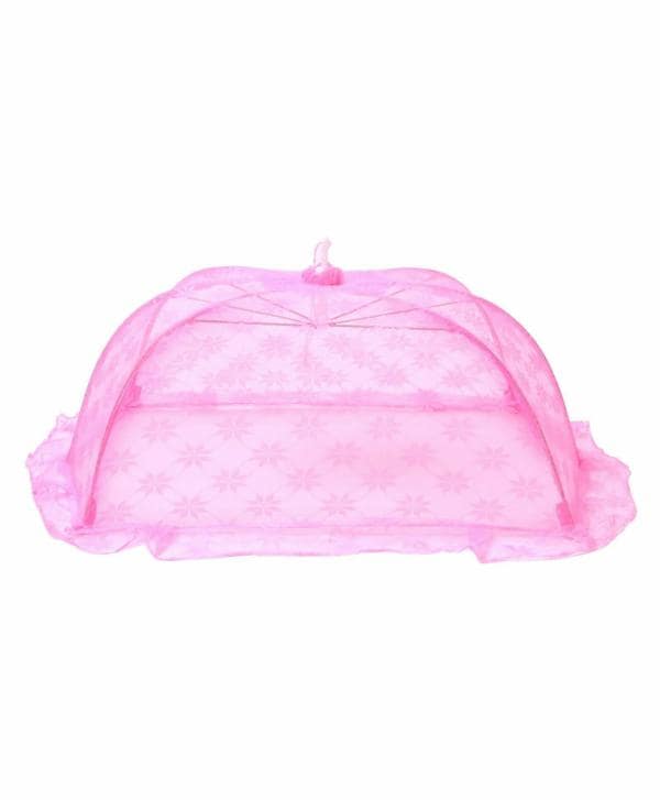 MY BABY TOWN Floral Umbrella Design Pink Mosquito Net for Born Baby's ...