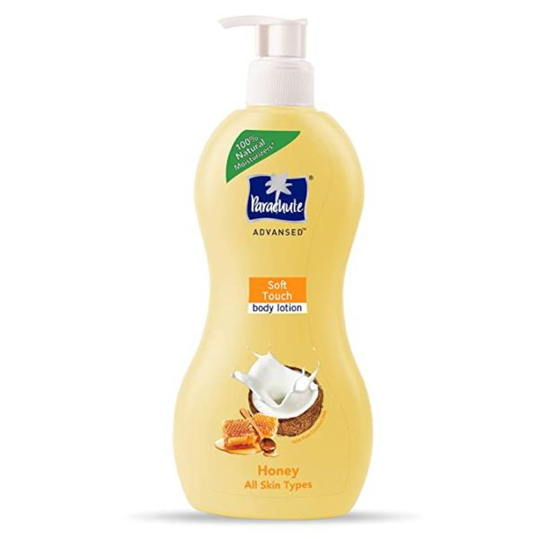 Parachute Advansed Body Lotion Soft Touch, With Honey, 100% Natural ...