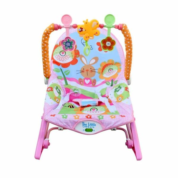 THE LITTLE LOOKERS Infant to Toddler Baby Musical Rocker for Baby Boys ...