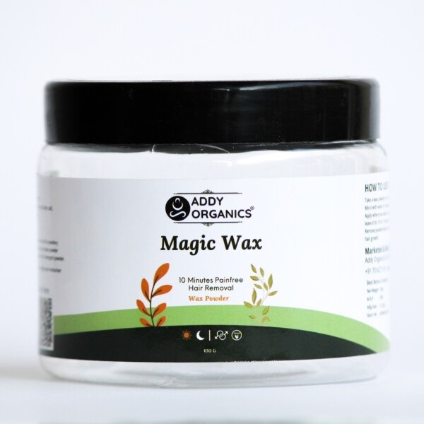 Addy Organics Natural painfree instant Hair Removal wax powder for All ...