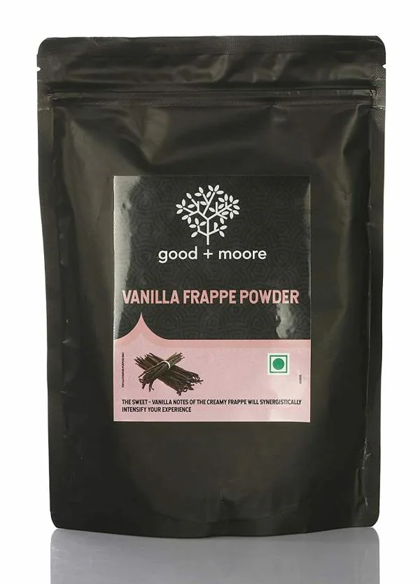GOOD&MOORE Vanilla Frappe Powder| Instant Powdered Coffee Drink Mix ...