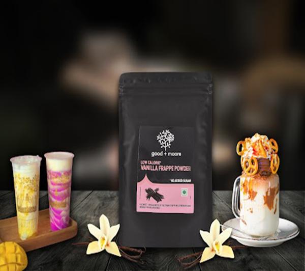 GOOD+MOORE Vanilla Frappe Powder | Instant Powdered Coffee Drink Mix ...