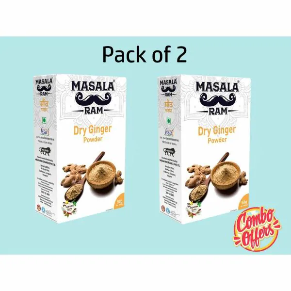 MASALA RAM-Dry Ginger Powder, combo (2x50gm), Saunth Powder - JioMart