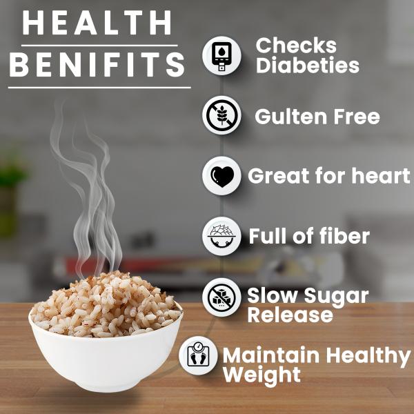 Ayush Diabetic Brown Rice/Red Rice | Mangalore Matta Rice- 5 Kgs ...