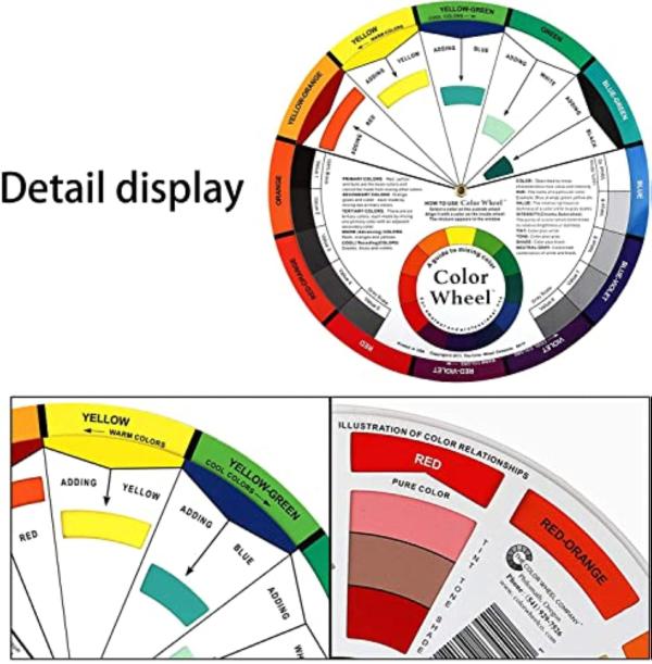 FRKB 1 Pc. Color Card A Handy Color Mixing Guide for Students, Amateurs ...