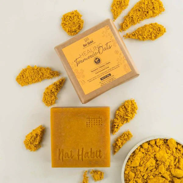 Nat Habit Healing Turmeric Soap, 125 gm - JioMart