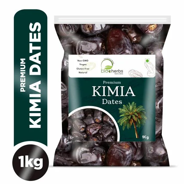 Bioherbs Kimia dates (Rich in Dietary Fiber) 1kg - JioMart