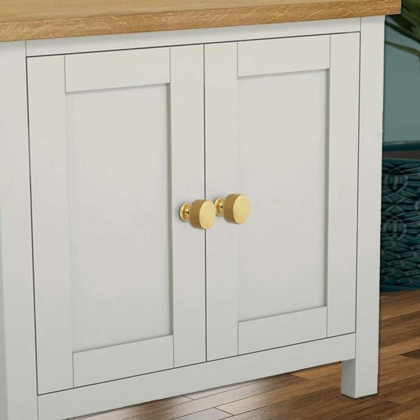 AceLine Eureka Solid Brass Drawer Knob 30mm (Brass Combi) - JioMart