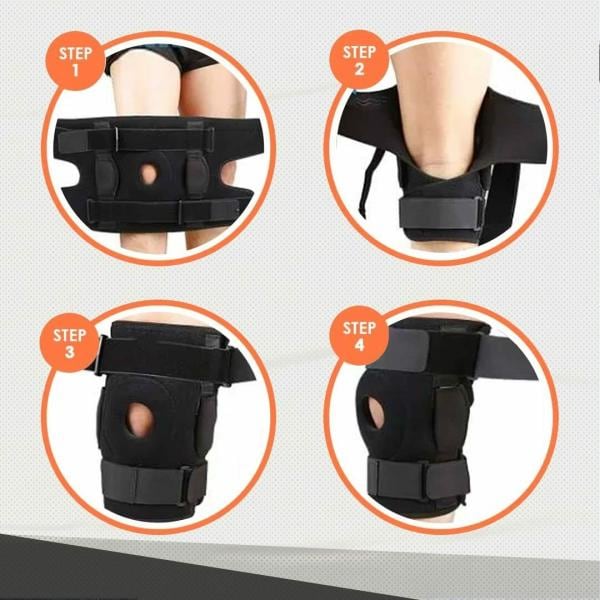 Skudgear Adjustable Compression Knee Brace Hinged Knee Support Open ...