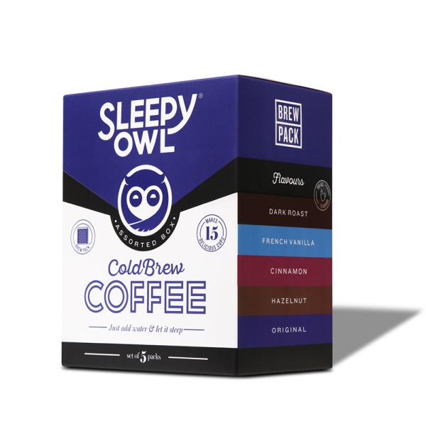 Sleepy Owl Assorted Cold Brew Packs - Set of 5 - JioMart