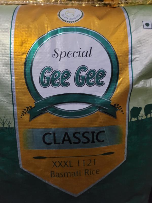 SPECIAL GEE GEE CLASSIC XXXL 1121 BASMATI RICE 26 KG - JioMart
