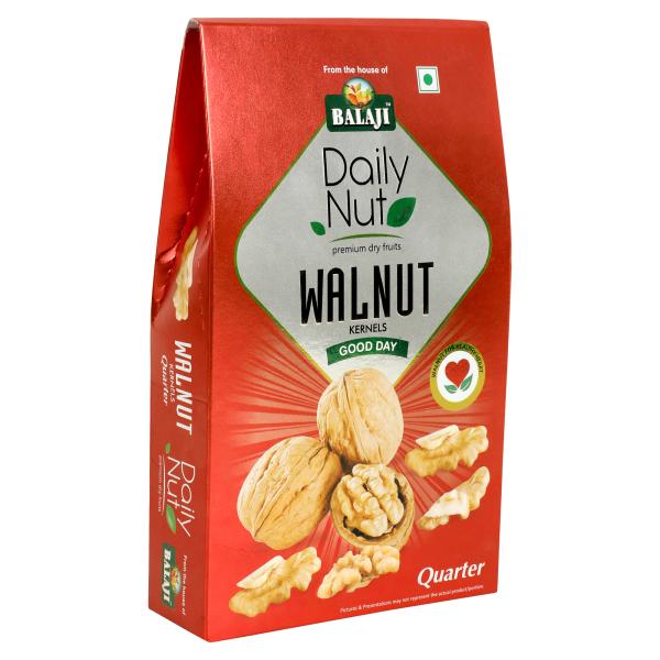 Daily Nut Walnut Kernels (QUARTER) GOOD DAY 200GM (200gm x pack of 1 ...