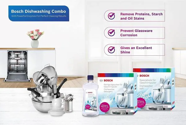 Bosch Combo Pack Dishwasher - Detergent, Salt & Rinse Aid - JioMart