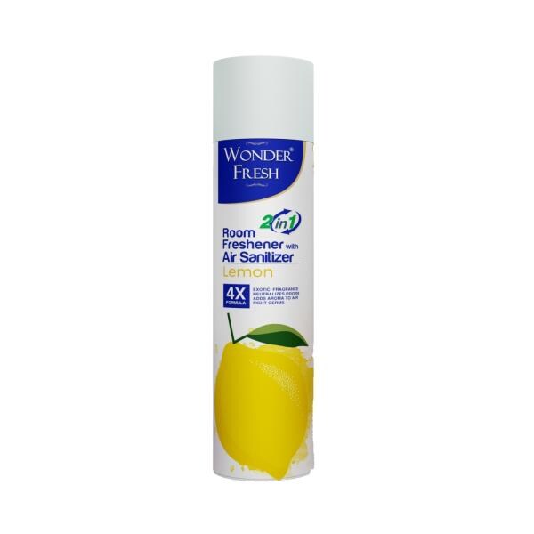 Wonder Fresh Lemon Room Freshener Spray 250ml Each - Pack of 2 - JioMart