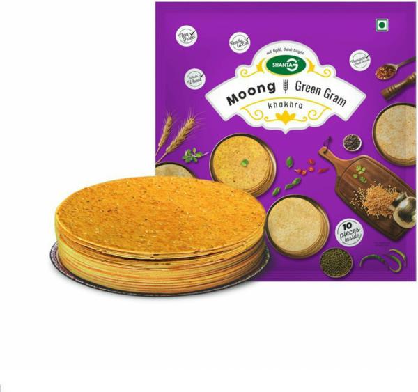 Shanta-G Moong Khakhra | Indian Snacks | Ready to eat snacks | 200 Gms | Pack Of 7 - JioMart