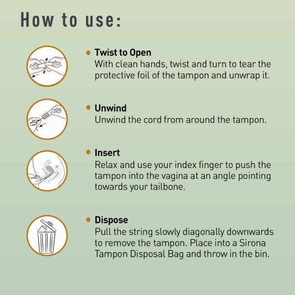 Sirona FDA Approved Premium Digital Tampon (Heavy Flow) - 40 Tampon (2 ...