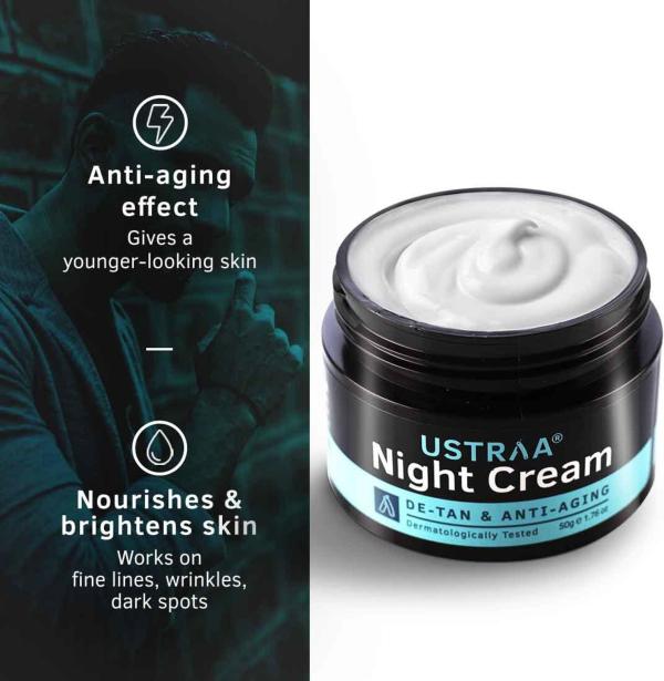 USTRAA De-Tan Night Cream 50g - JioMart