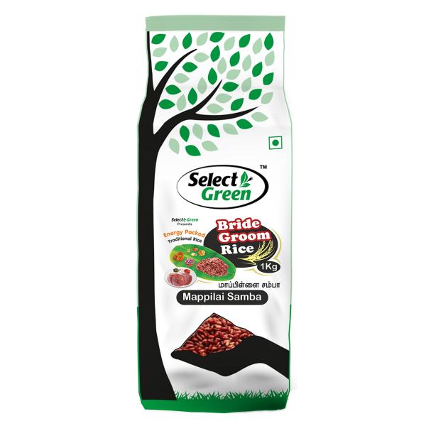 Select Green - Mappillai Samba - Bridegroom Rice - 1 Kg (Traditional ...