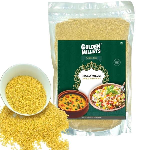 GOLDEN MILLETS Proso Millet 500g Unpolished Rice |100% Gluten Free ...