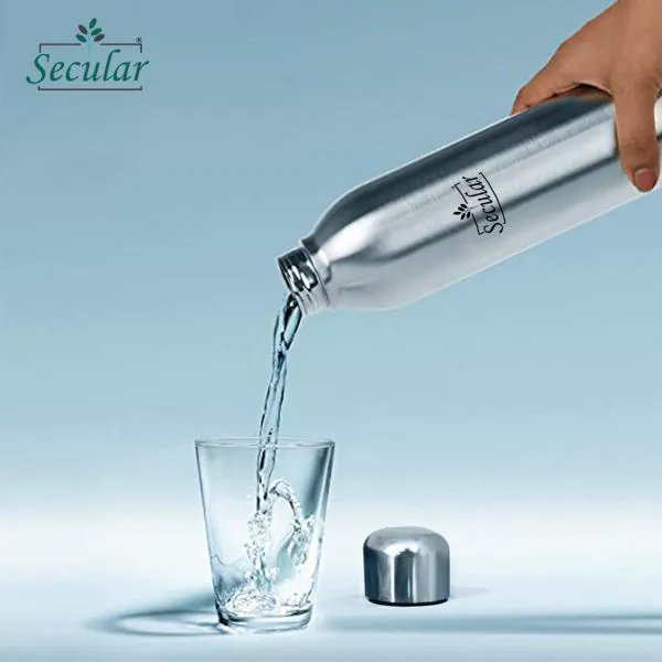 Secular Brand Stainless Steel Water Bottle 500ml - JioMart