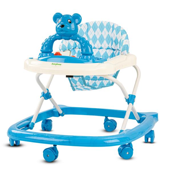 Baybee Blue Twinkle Musical Baby Activity Walker with Adjustable Height ...